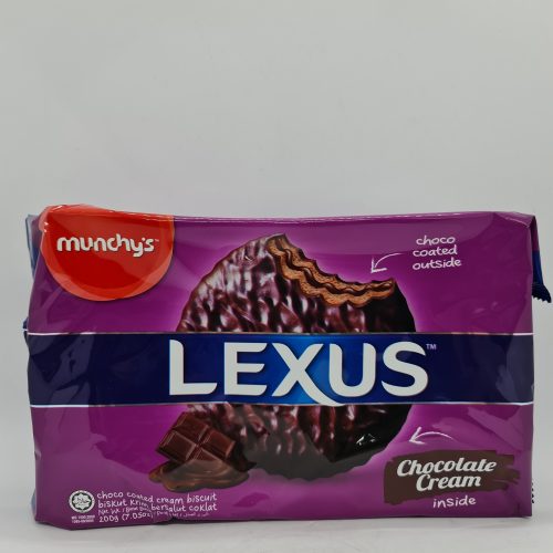 LEXUS CHOCOLATE COATED CREAM BISCUIT 200G – Gular Mart