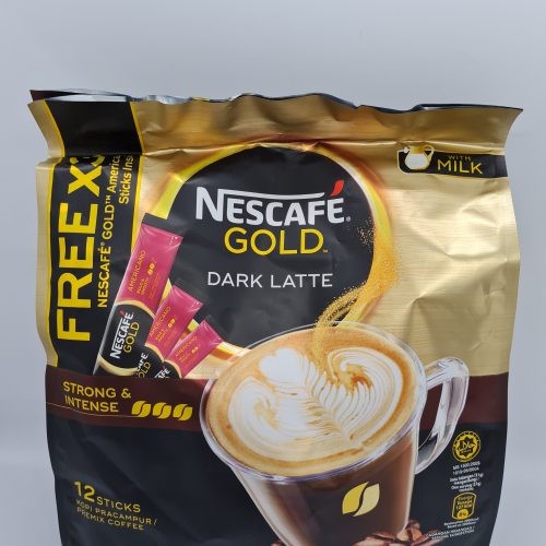 NESCAFE GOLD DARK LATTE 15 Sachets (12x31G 3x12G) – Gular Mart