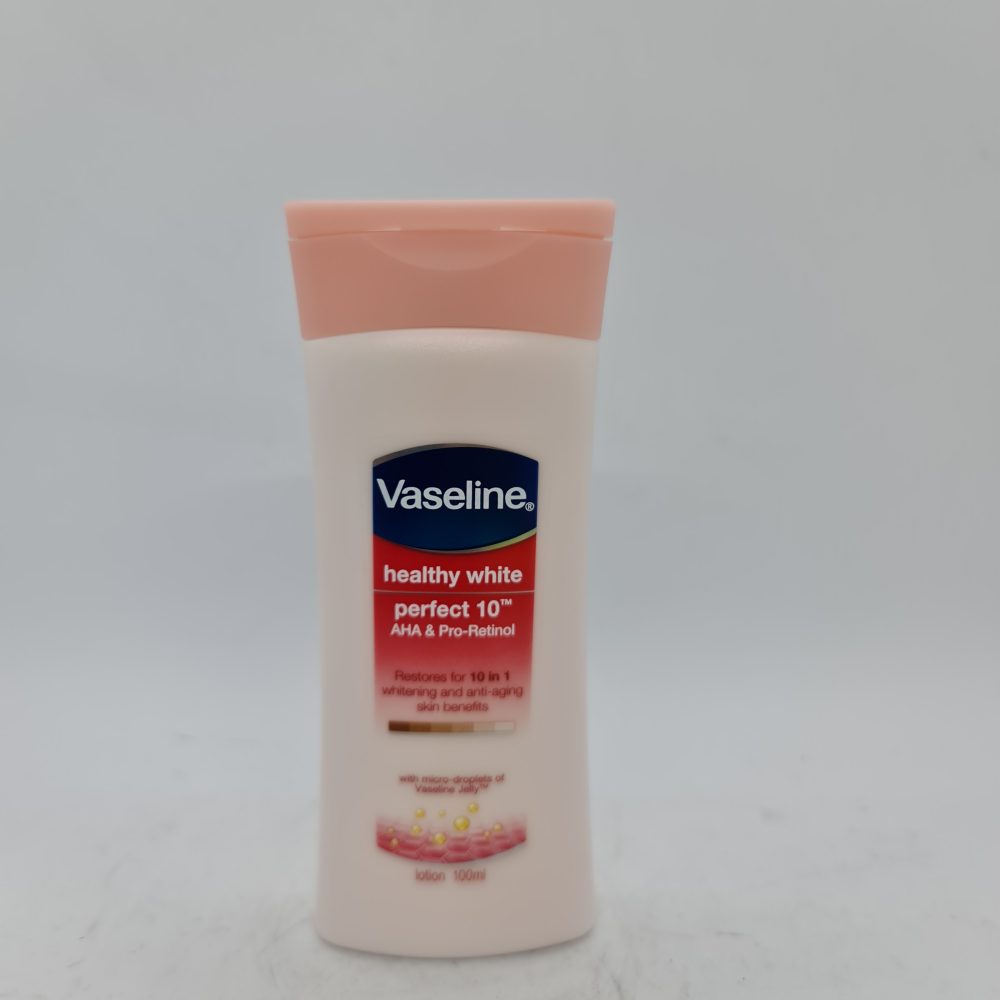 VASELINE HEALTHY WHITE PERFECT 10 LOTION 100ML – Gular Mart